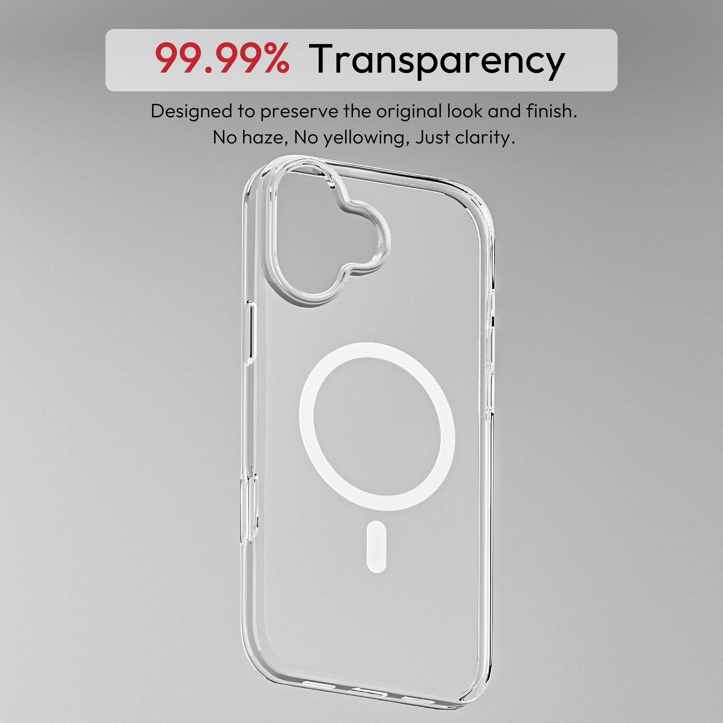 Buy iPhone 17 Transparent MagSafe Case | Clear Armour – 100-Year Anti ...