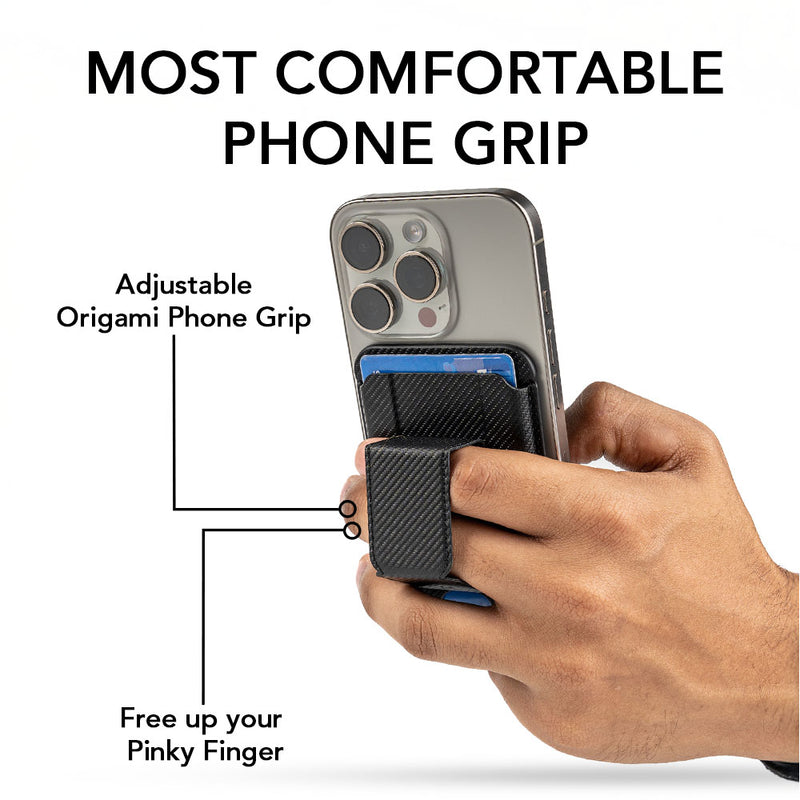 MagLock Wallet | Best MagSafe Wallet with Grip & Stand for iPhone