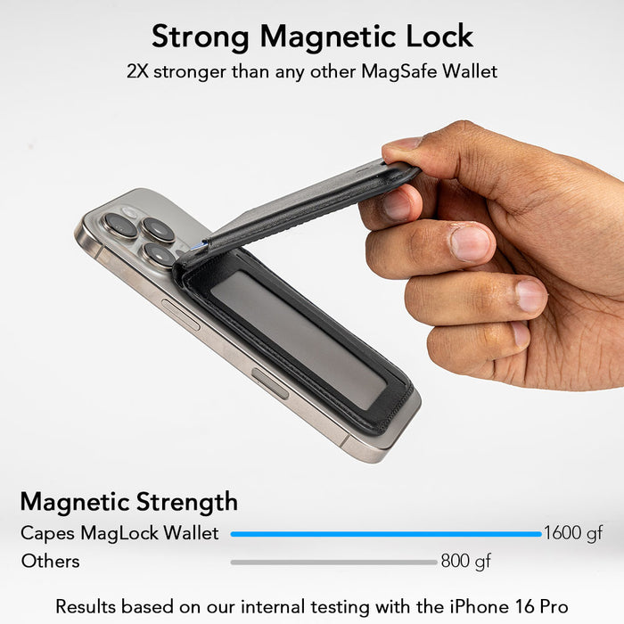MagLock Wallet Pro | Best iPhone MagSafe Wallet with Stand