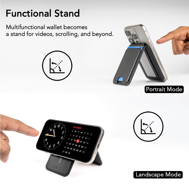 MagLock Wallet Pro | Best iPhone MagSafe Wallet with Stand