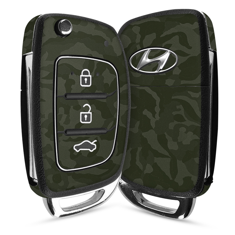 Hyundai Creta 3 Button Flip Key Skins, Wraps & Covers åÈ Capes