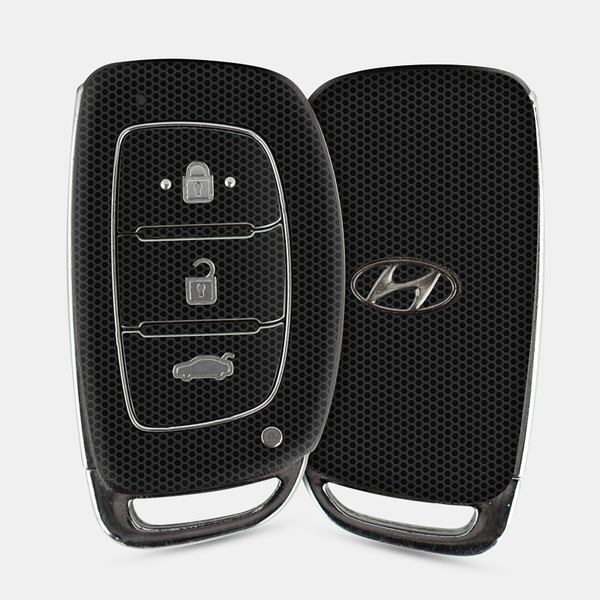 Hyundai Xcent 3 Button Smart Key Skins, Wraps & Covers » Capes