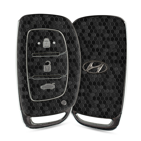 Hyundai Xcent 3 Button Smart Key Skins, Wraps & Covers » Capes