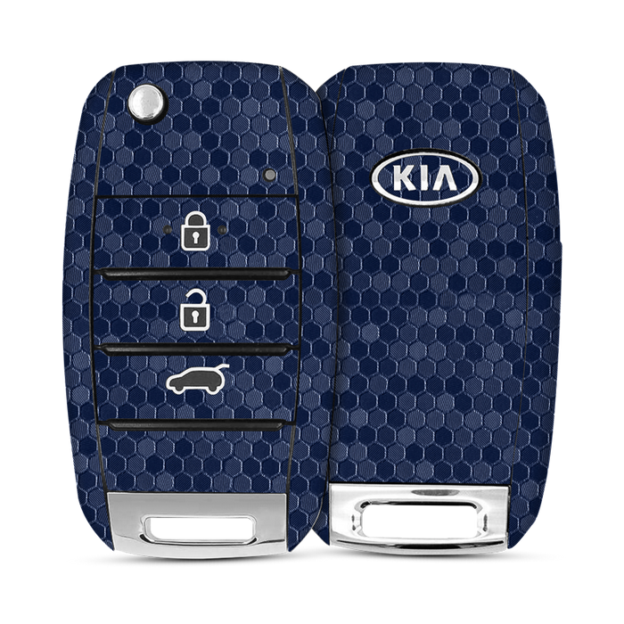Kia Sonet Old Logo 3 Button Flip Key Skins, Wraps & Covers » Capes
